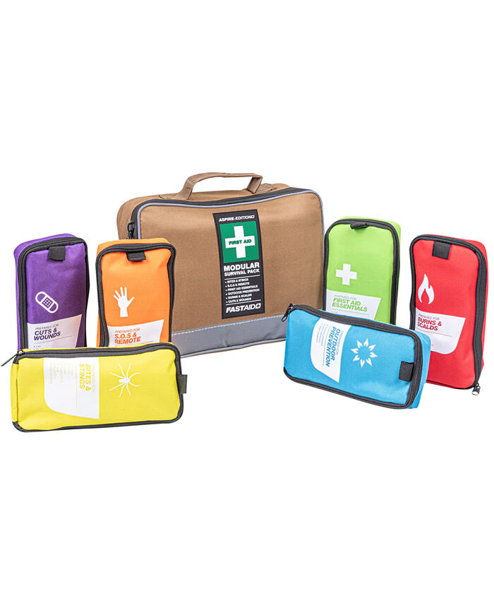 FIRST AID KIT, ASPIRE-EDITION, MODULAR SURVIVAL PACK, SOFT PACK - FastAid
