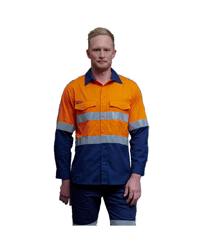 Workcool - Workcool 2 Hi-Vis Reflect Spliced Shirt L/S "HOOP" | Hi Vis ...