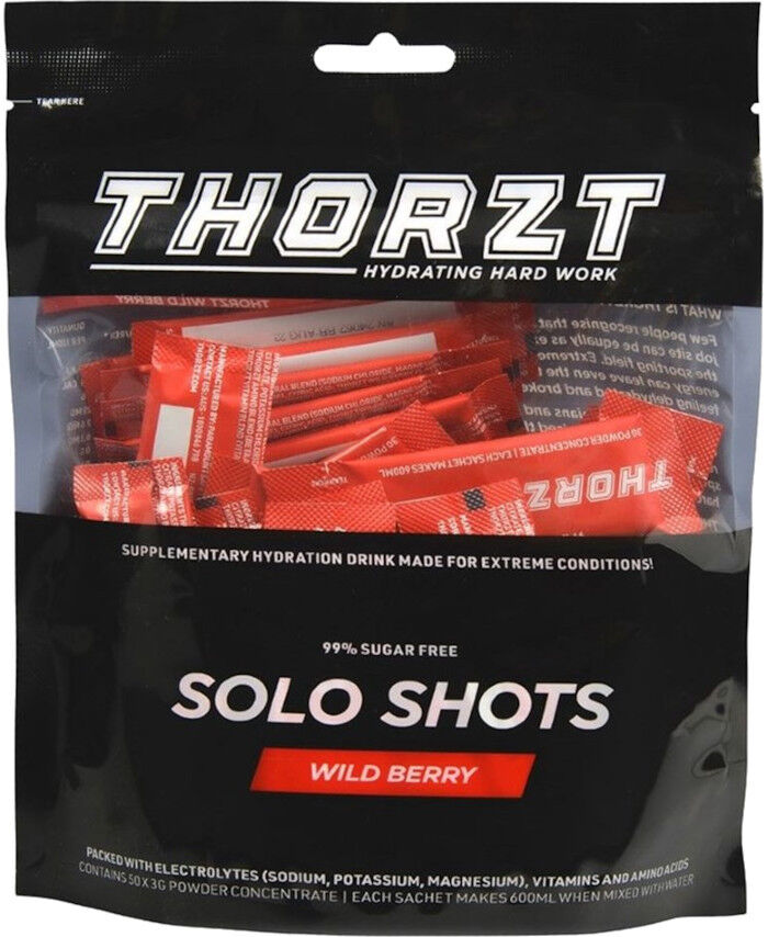 Sugar Free Solo Shot - 50 x 3gm Sachets - Wild Berry | Thorzt